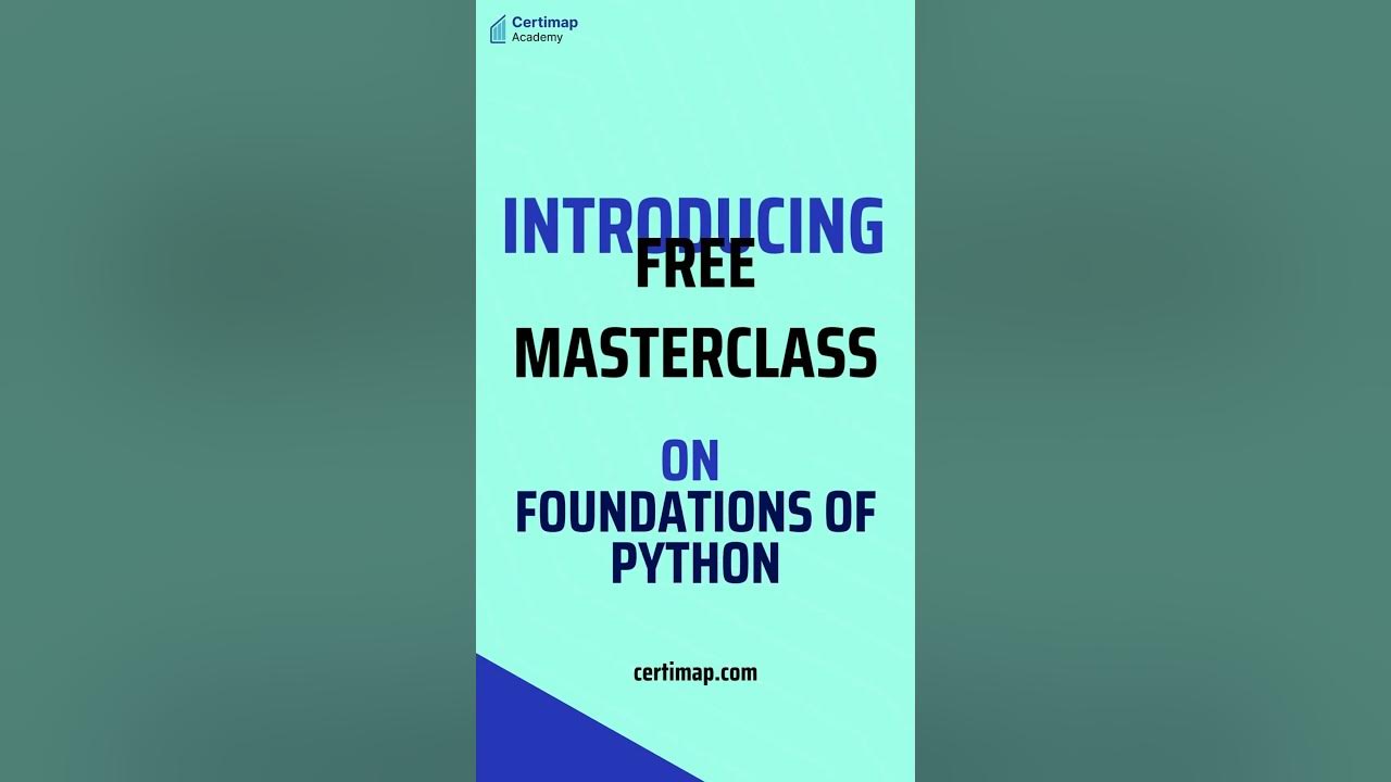 Kickstart Your Coding Journey with Python – Free Masterclass! - YouTube