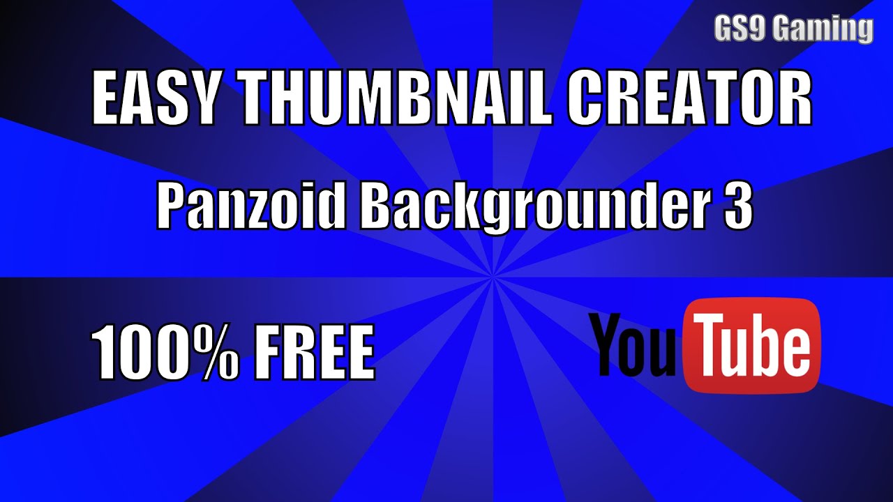 EASY FREE THUMBNAIL CREATOR!!! - YouTube
