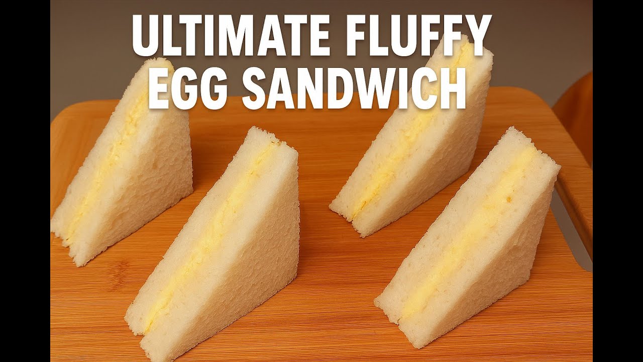 How to Make a Soft Creamy & Fluffy Egg Sandwich | Egg Sandwich - YouTube