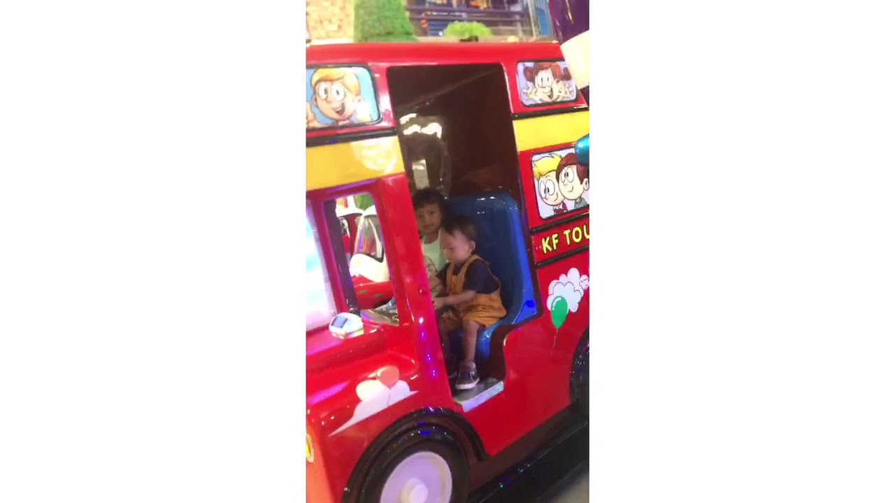 R A bermain playground transmart odong odong bus tayo the wheels on th ...