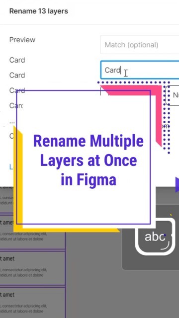 Figma Trick : How to Rename Multiple Layers at Once - YouTube