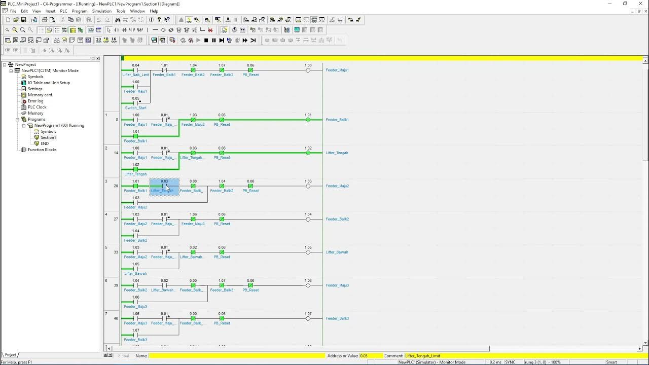 CX-Programmer - Packing Machine - YouTube