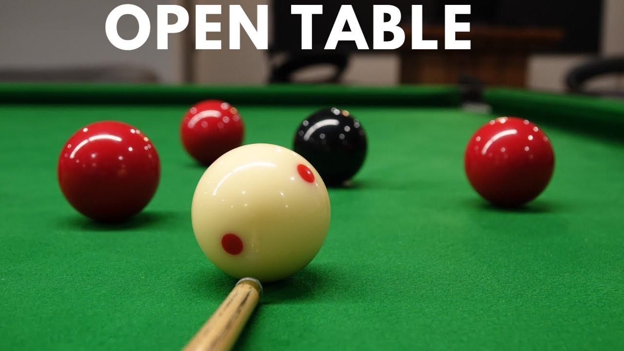 Snooker Open Table Practice Player View - YouTube