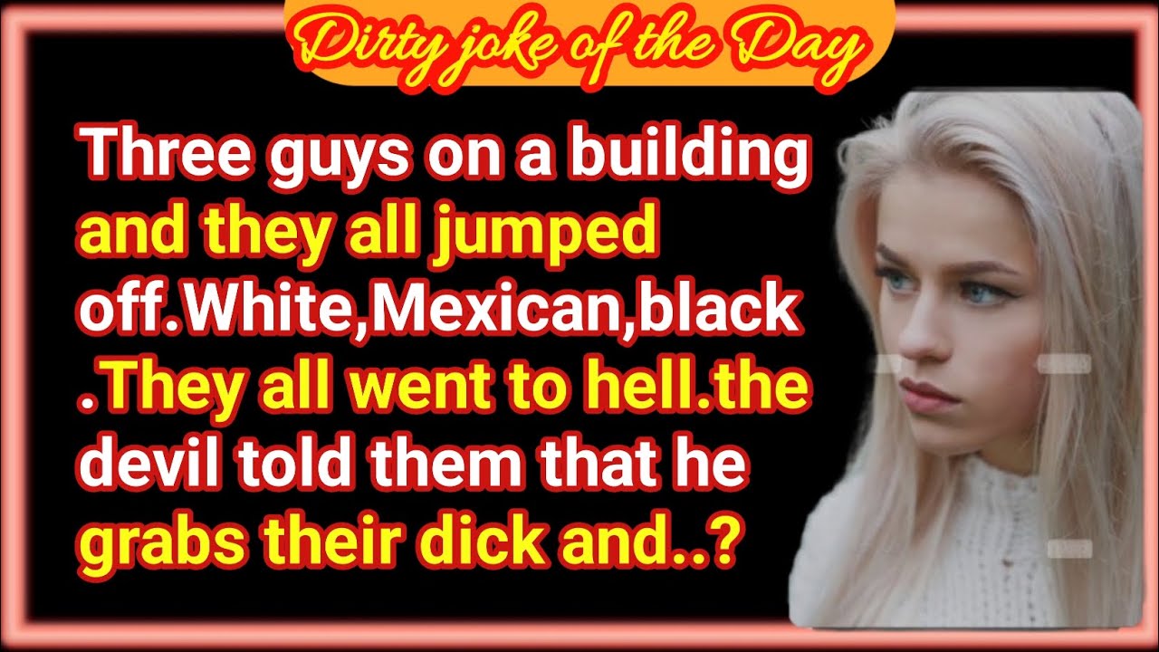 Three guys jumped off the building,and they all||today's new funny ...