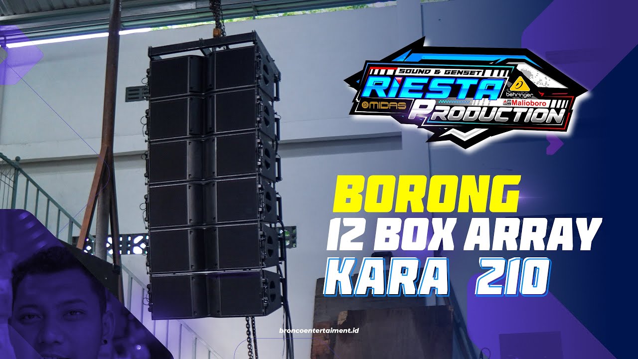 Proses Perakitan Paket Line Array KARA 210 Dengan Komponen LAVOCE MAF ...