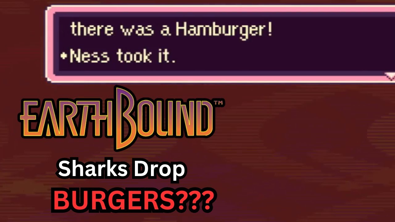 Sharks That Drop HAMBURGERS | Earthbound Walkthrough With Commentary [2 ...