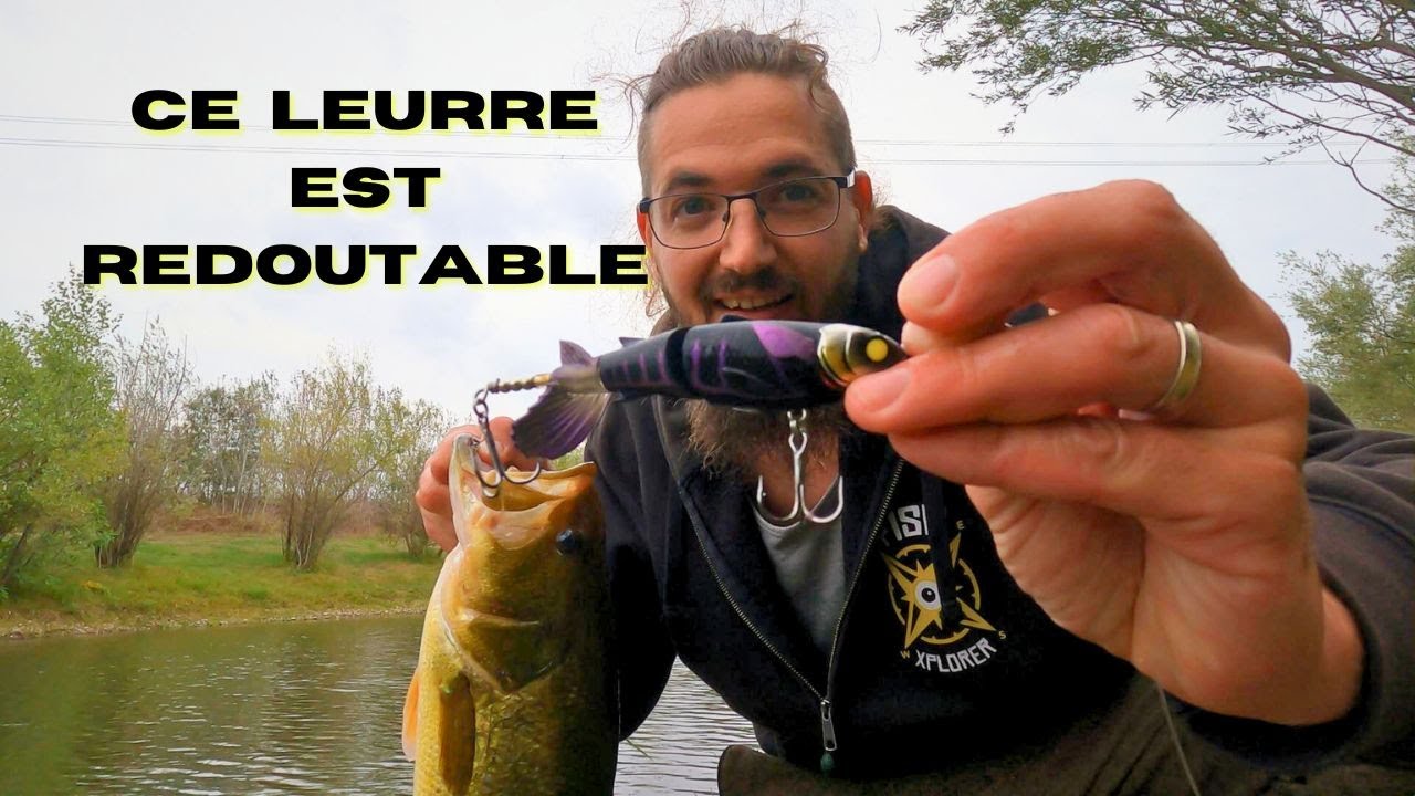 Big black bass au drunken mullet. topwater bass fishing - YouTube