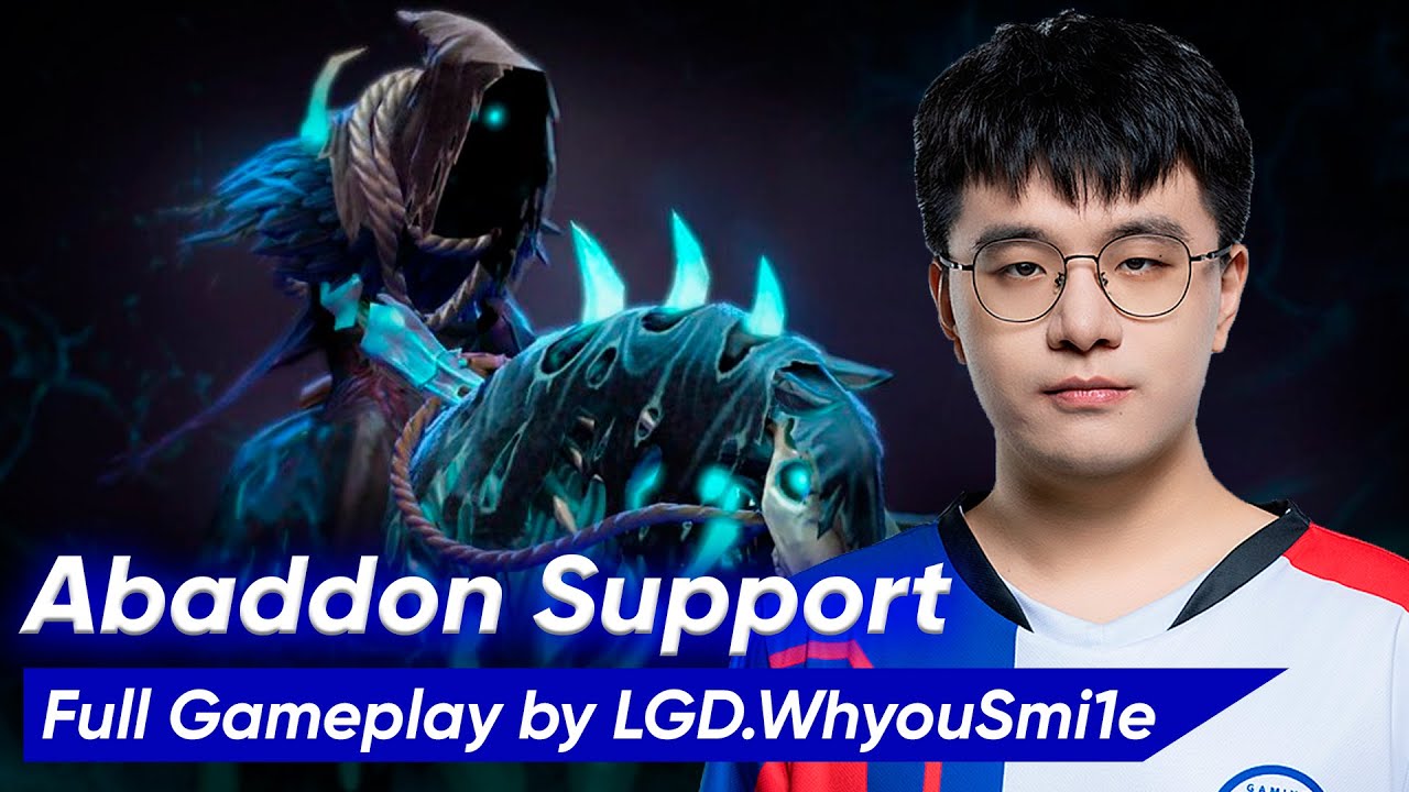 WhyouSmi1e ABADDON HARD SUPPORT 5 Pos | Dota 2 7.35d Pro Gameplay - YouTube