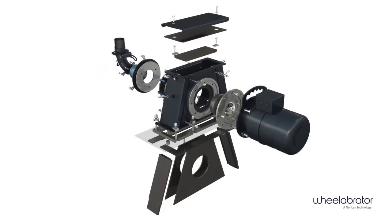 Wheelabrator TITAN Blast Wheel / Wheelabrator TITAN Schleuderrad - YouTube