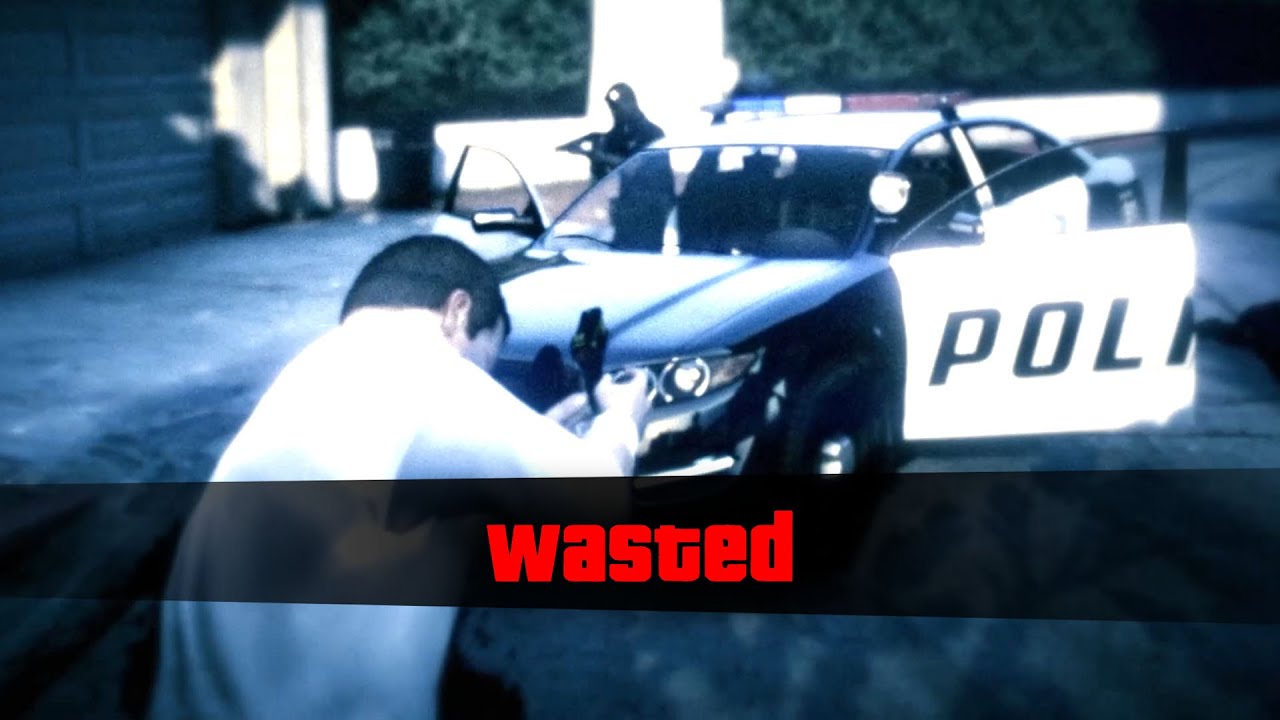 Wasted | Busted | Slowmo | GTA 5 - YouTube