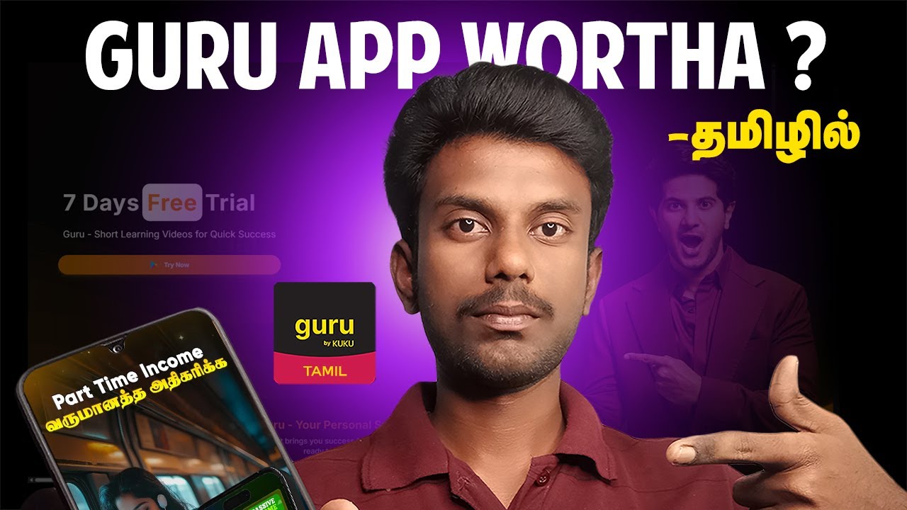 Guru App Review Tamil | Guru by Kuku App Tamil | Guru Learning App ...