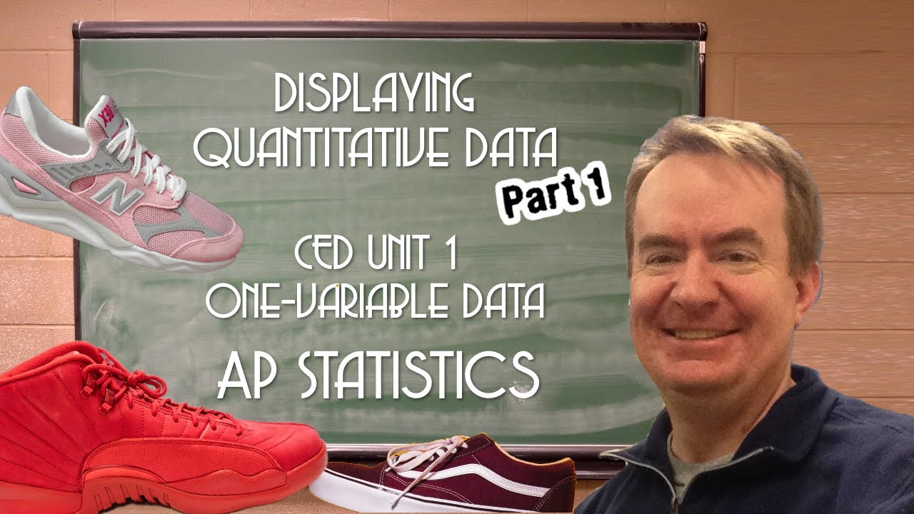 Graphing with Shoes | Displaying Quantitative Data, Part 1 - AP Stats ...