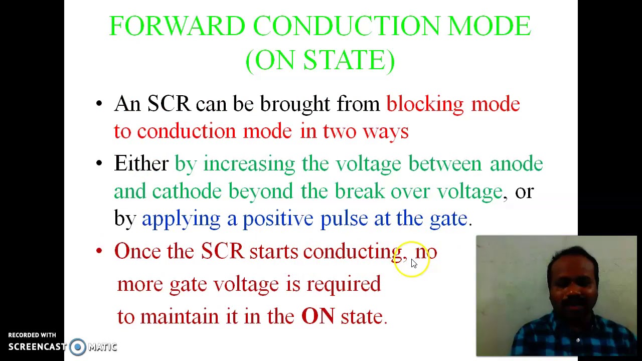 SCR Characteristics - YouTube