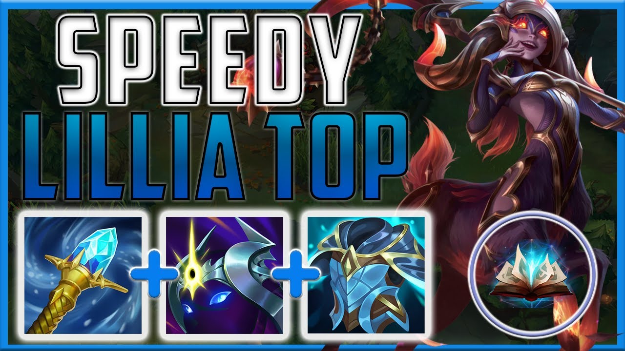 This SPEEDY Lillia build is super fun to play in the top lane ...
