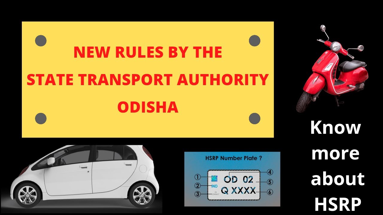 How to change your old number plate to HSRP mandatory for all vehicles ...