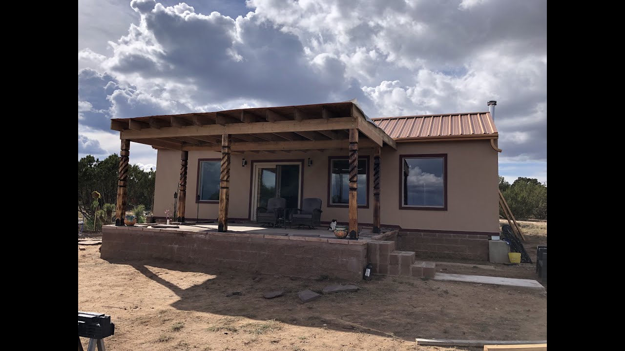 SHIPPING CONTAINER HOME #42 (THE DECK) PART 2 - BUILDING SHIPPING ...