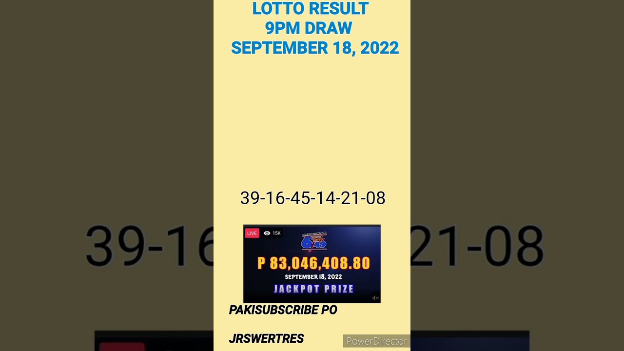 SUPER LOTTO 6 49 RESULT TODAY SEPTEMBER 18 2022 SUPER LOTTO 6 49 SUPER LOTTO 6 49 RESULT TODAY SEPTEMBER 18 2022 SUPER LOTTO 6 49