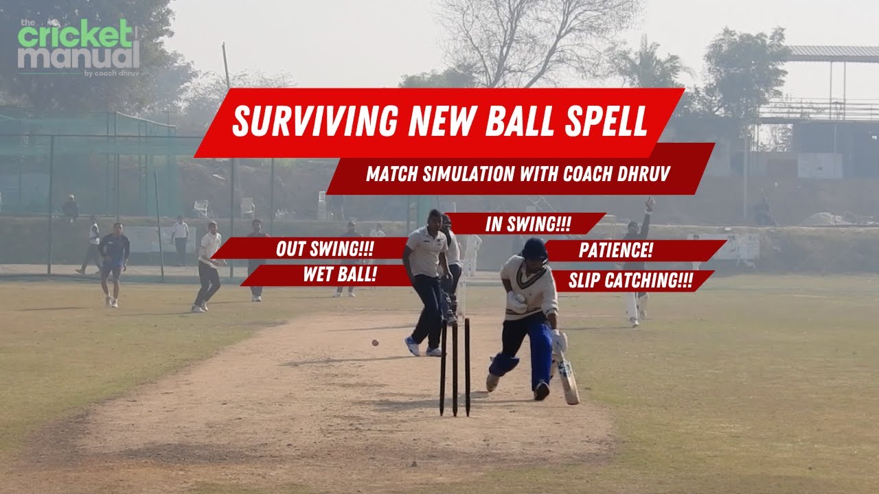 Match Simulation with New Ball | Coach Dhruv | In & Out Swing | Slip ...