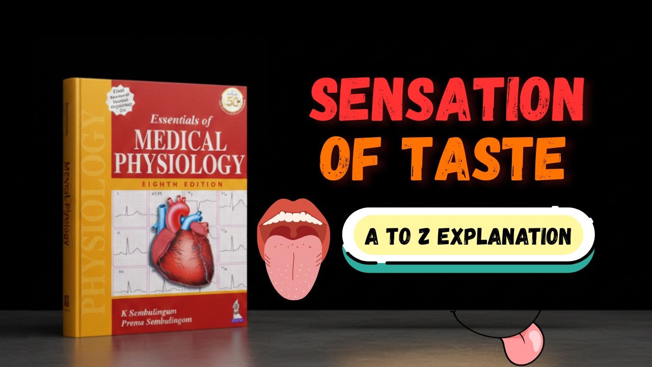 Chapter 176 | Sensation of Taste (Gustation) | Mechanism & Gustatory ...