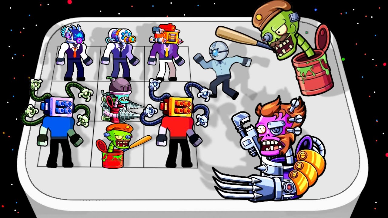 ZOMBIE MONSTER VS ROBOT MASTER, MERGE ROBOT ZOMBIE CYBERMAN Battle ...