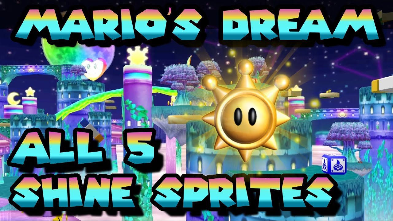 All Shine Sprites in Mario's Dream | Super Mario Eclipse - YouTube
