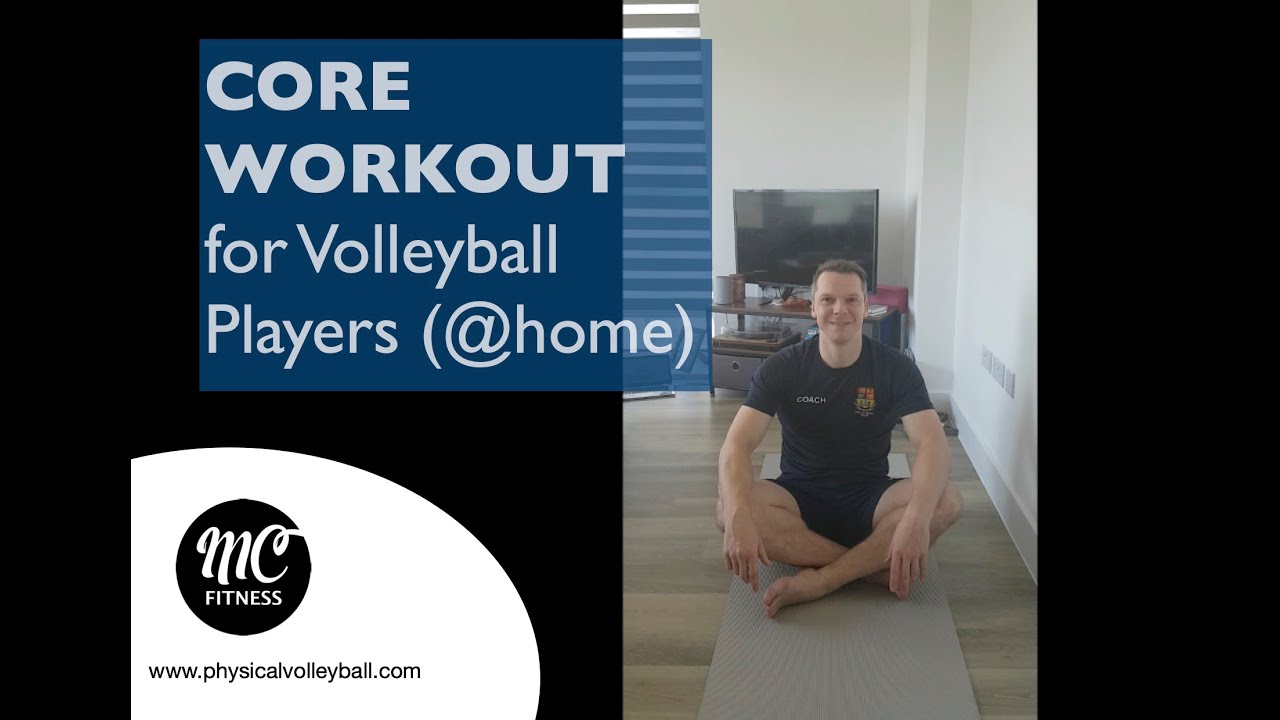 Volleyball Core Workout at Home - Physical Volleyball - YouTube