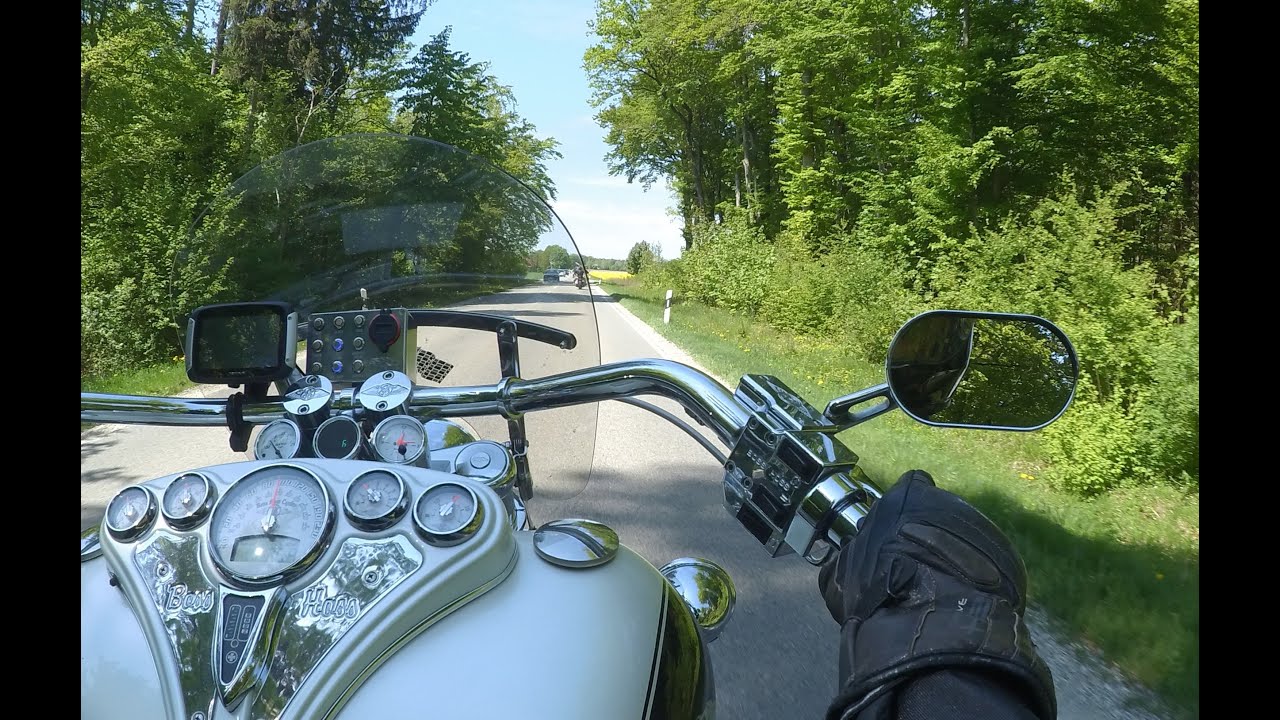 Boss Hoss Tour April 2021 durch Bayern first springtime ride in Bavaria ...