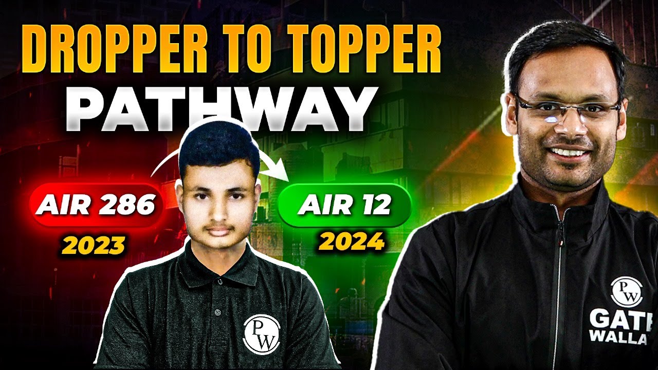 GATE 2025 Strategy for Dropper | Dropper To Topper Pathway - YouTube