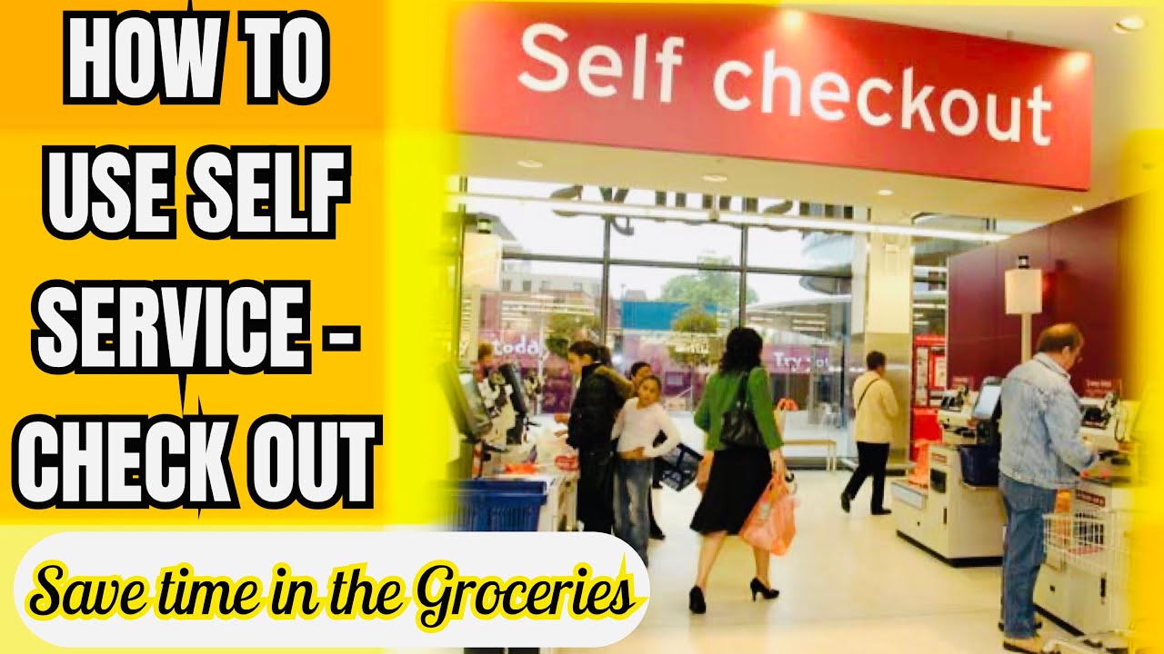 How to use Self Service Check out | Using Self Check out Machine ...