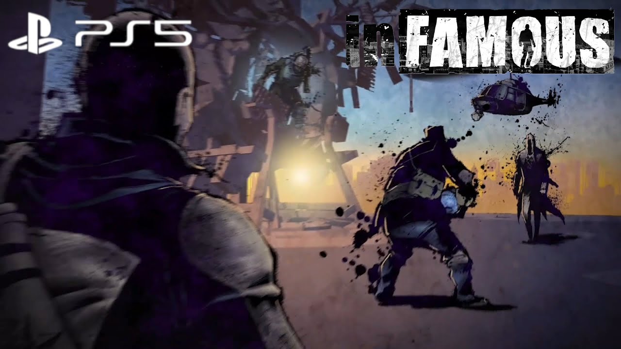 Infamous (Good) - Dust Man Boss Fight 1080p - YouTube