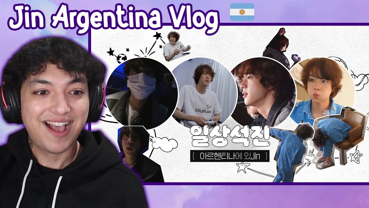 The time Jin went to Argentina - Jin in Argentina Reaction - YouTube