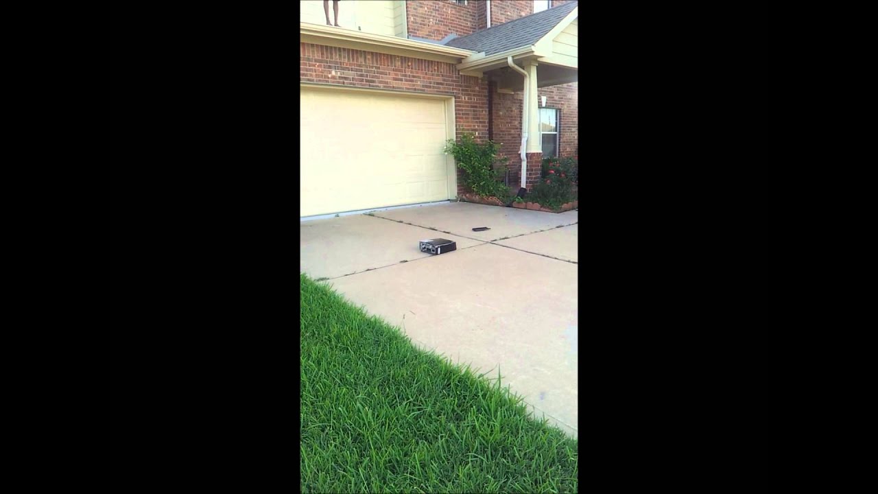 Throwing my computer off the roof - YouTube