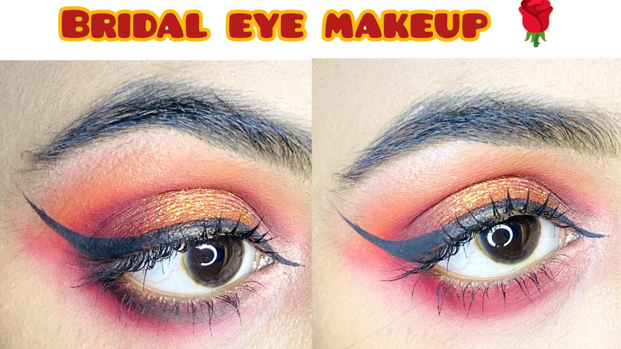 Bridal eye makeup tutorial 🌹🌸 #bridal #eyemakeup #tutorial - YouTube