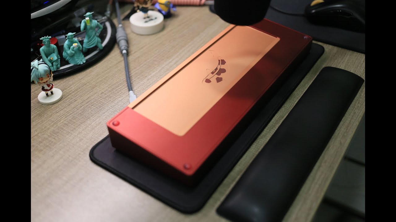 Kohaku keyboard Typing Sound Test - Cherry UG Black / GMK keycaps - YouTube