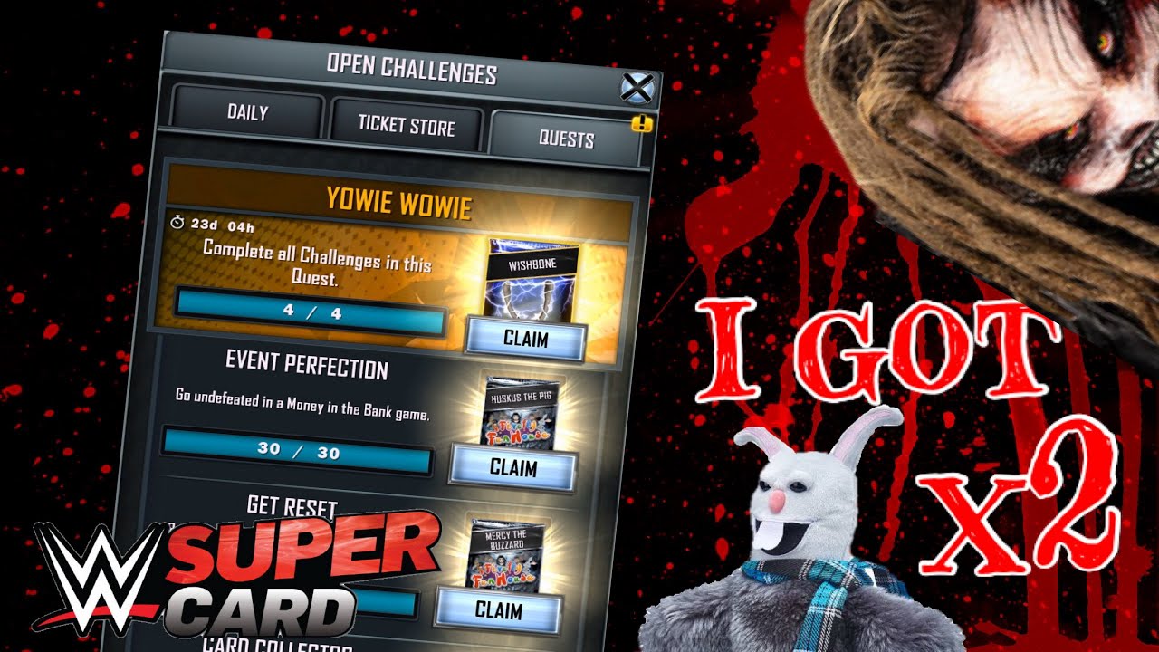 IT HAS APPEARED AGAIN!! Unlock the YOWIE WOWIE Quest [WWE Supercard ...