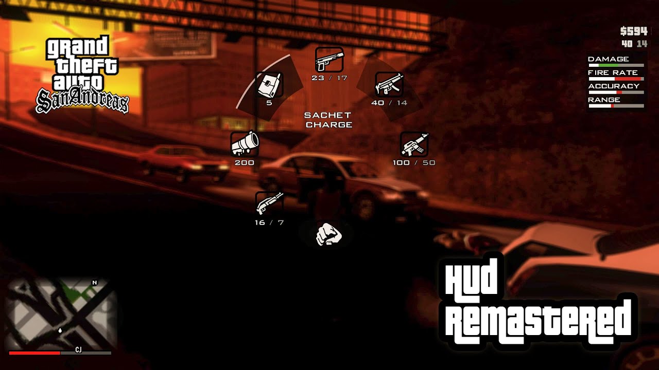 ️¡Hud Remasterizado ORIGINAL para GTA SAN ANDREAS pc! 🥴👍 - YouTube