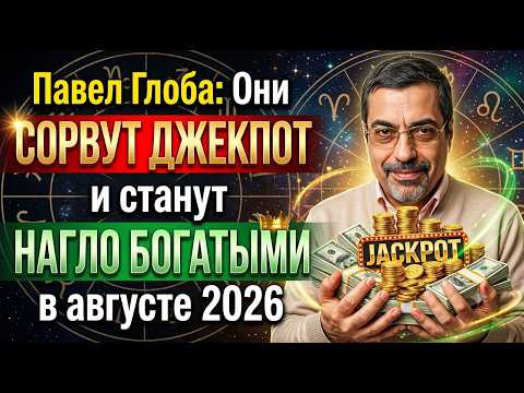 Павел Глоба: Они СОРВУТ ДЖЕКПОТ и станут НАГЛО БОГАТЫМИ в августе. Кто эти знаки зодиака?