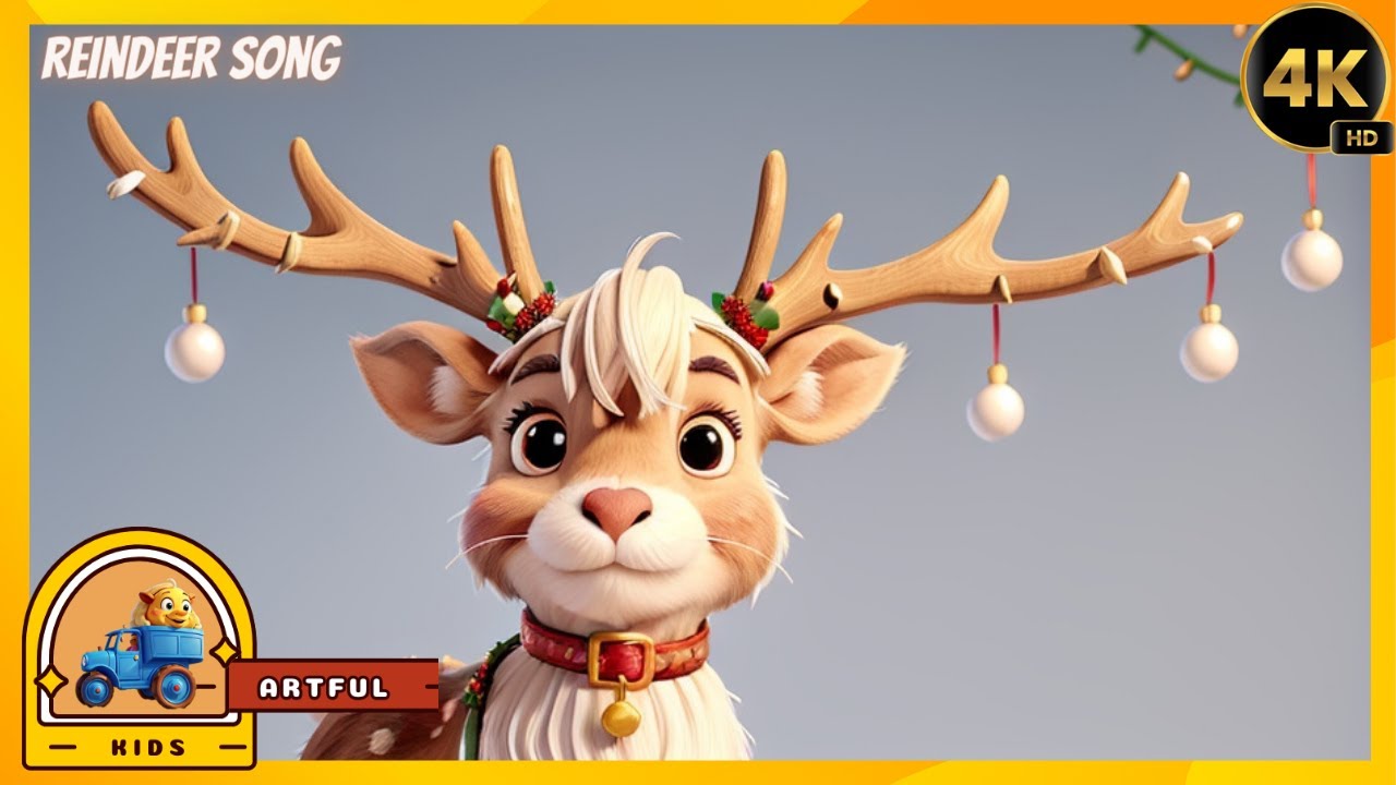 🦌 Jingle Bell Joy: Magical Reindeer Song for Kids! 🎄 | Rudolph's Merry ...