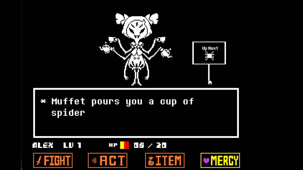 Undertale-Battle with Muffet (PACIFIST) - YouTube
