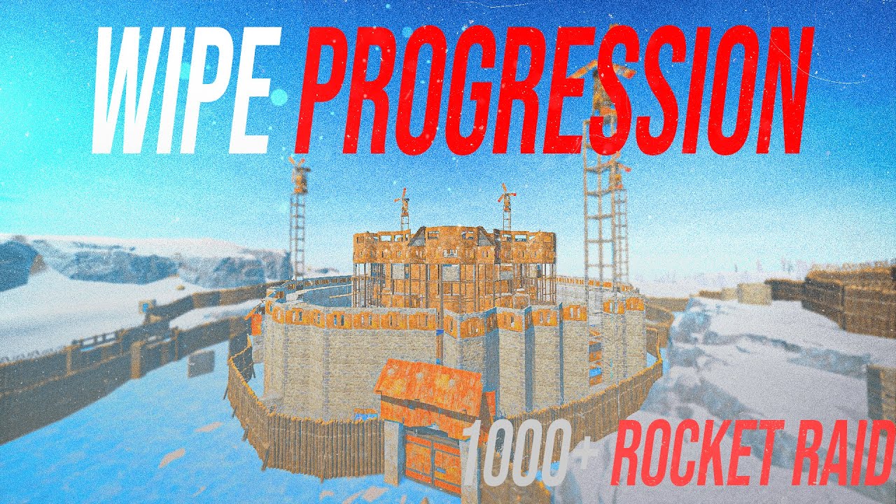 RUST - ZERG WIPE PROGRESSION// 1000+ ROCKET RAID// BIGGEST RAID IN ...