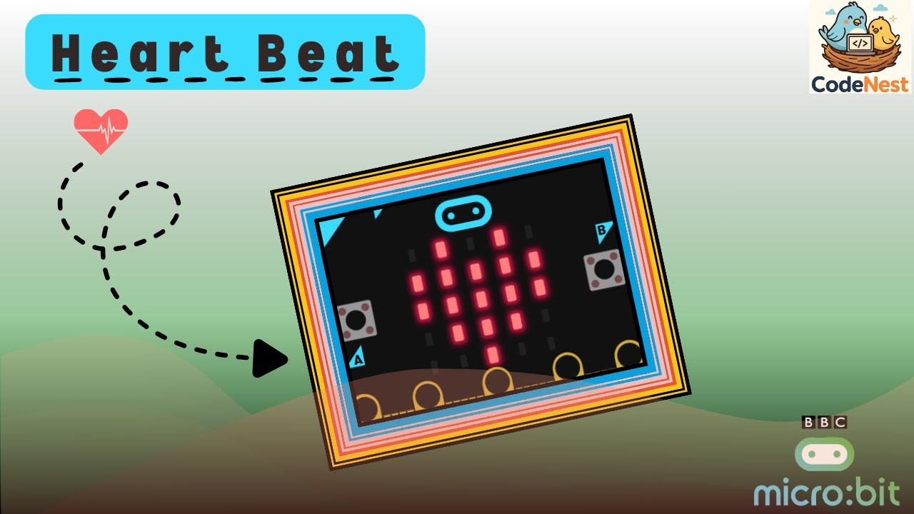Heartbeat Monitor using micro:bit ️ | Simple & Fun Project - YouTube