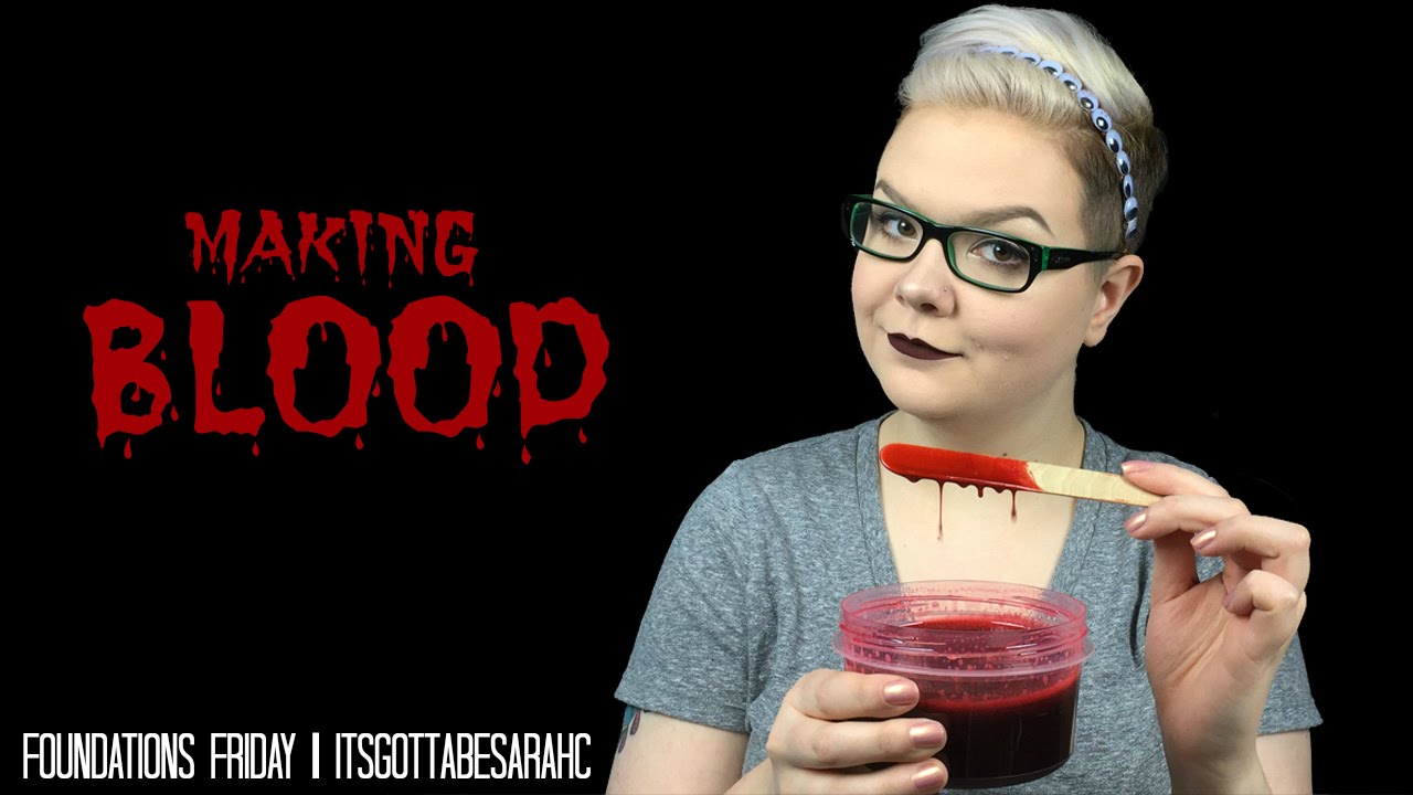 Making Fake Blood | Foundations Friday - YouTube