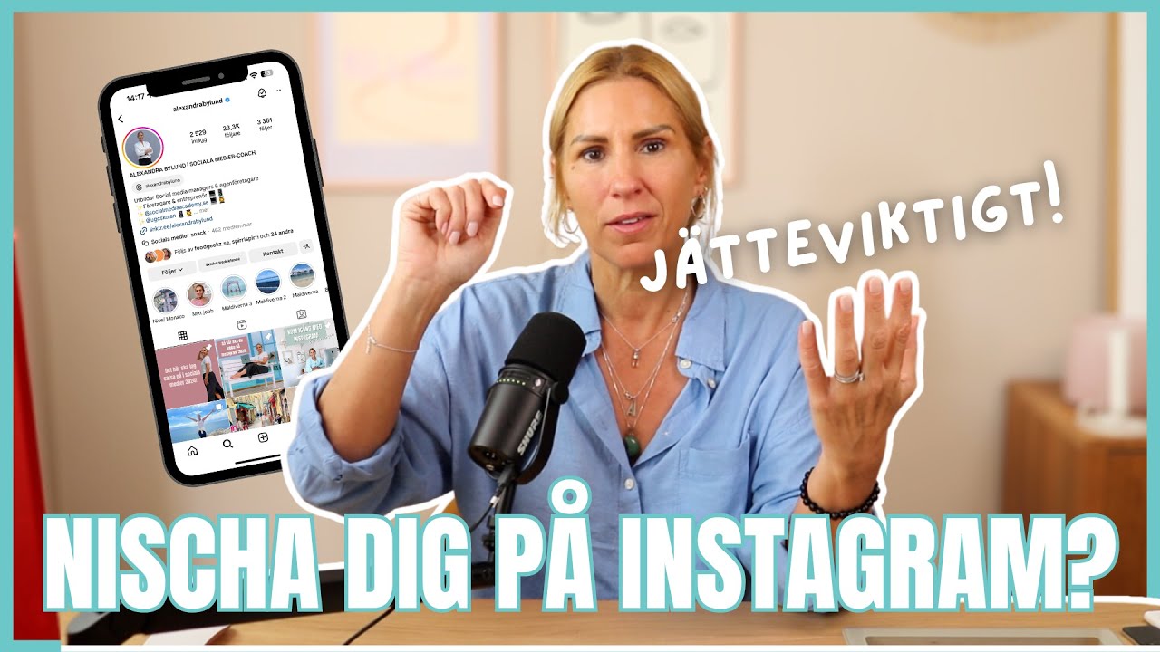 Instagram — Behöver vi nischa oss? - YouTube