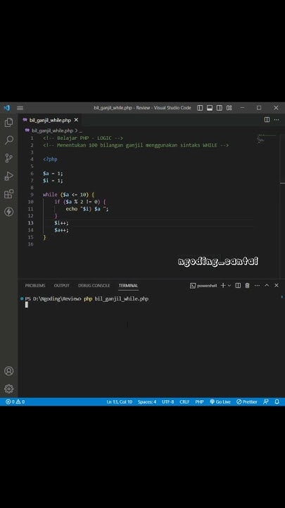 Determine 100 Odd Numbers Using While Loop In Php Oddnumbers Whileloop Coding Php Youtube