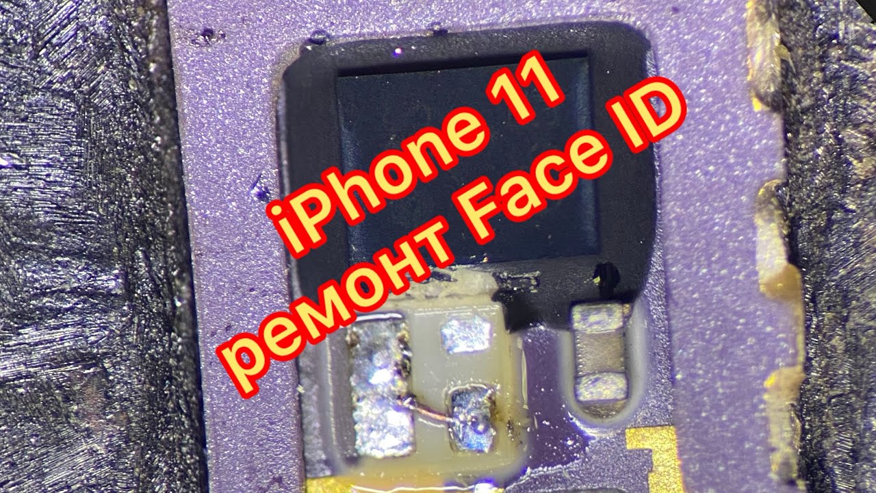 Ремонт Face ID на iPhone 11. Показываю процесс. Face ID repair, iPhone 11 - YouTube
