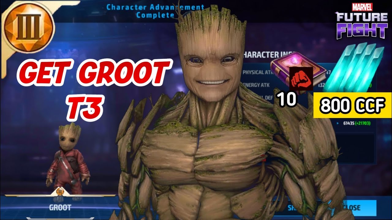 How to Get Groot T3 | How to Make Fast any Character T3 | Groot Uniform ...