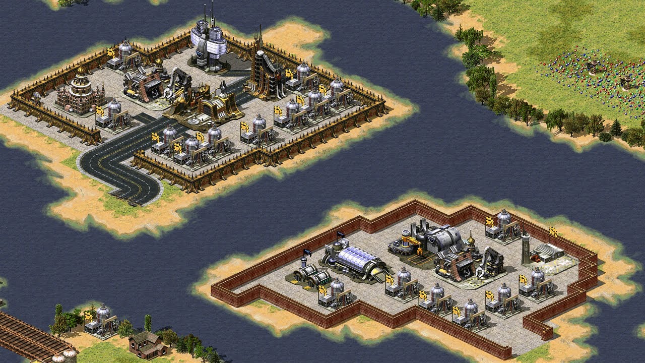 Red Alert 2 | Yuri's Revenge | 7 vs 1 | Island Paradice Map | Extra ...