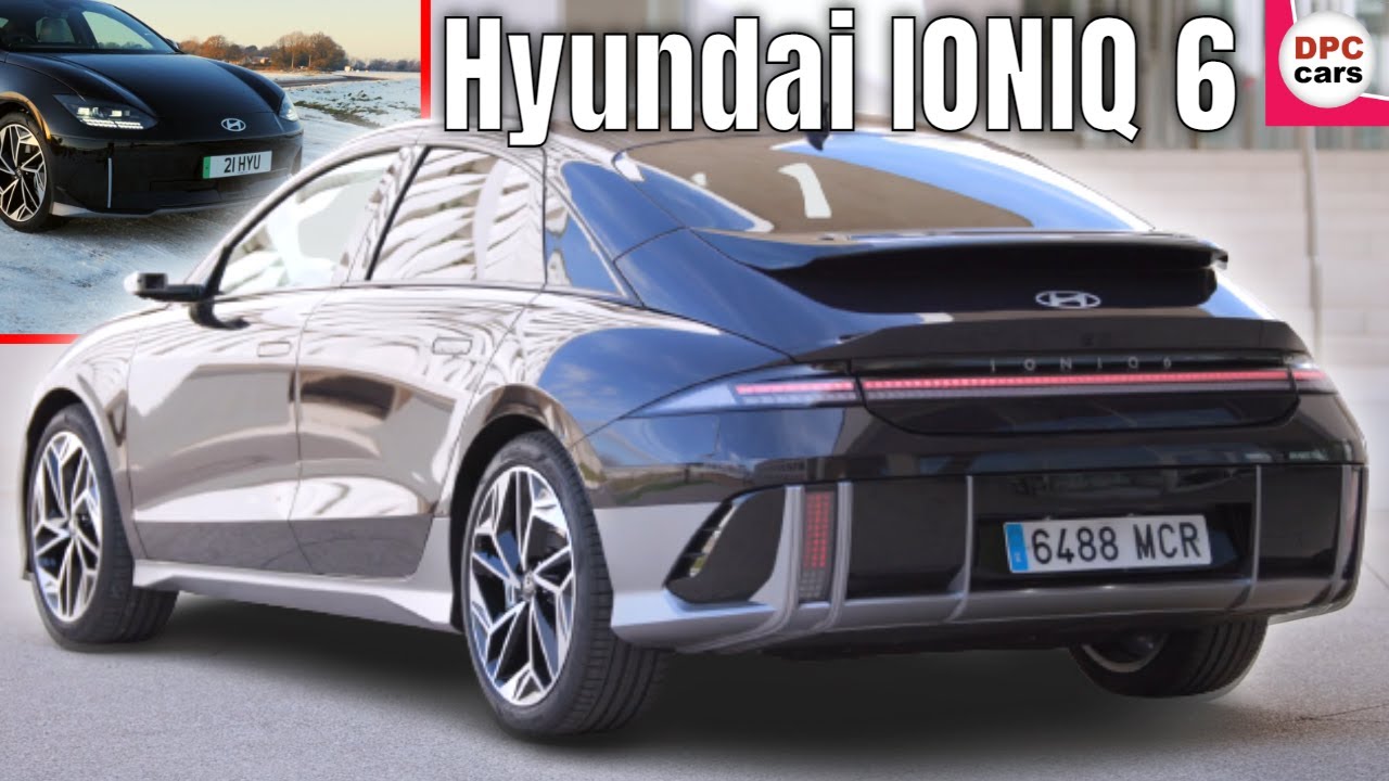 2023 Hyundai IONIQ 6 Electric in Abyss Black Pearl - YouTube