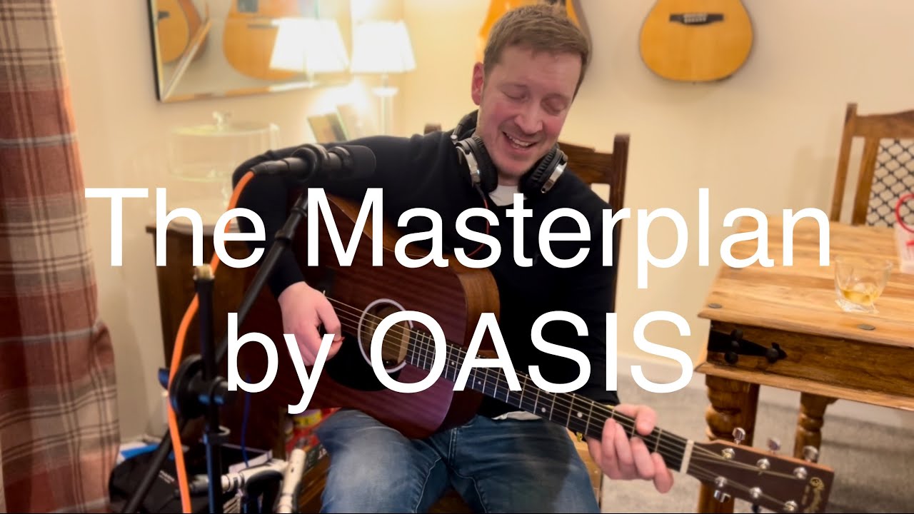The Masterplan by Oasis - solo acoustic guitar cover - YouTube