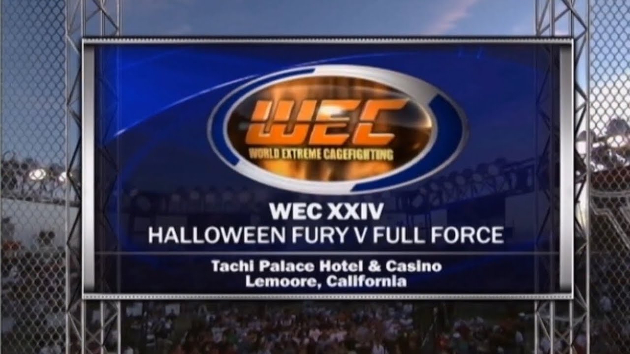 WEC XXIV - HALLOWEEN FURY V: FULL FORCE - TACHI PALACE & CASINO ...